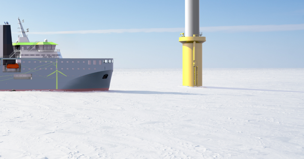 The concept design for service operation vessel | Aker Arctic