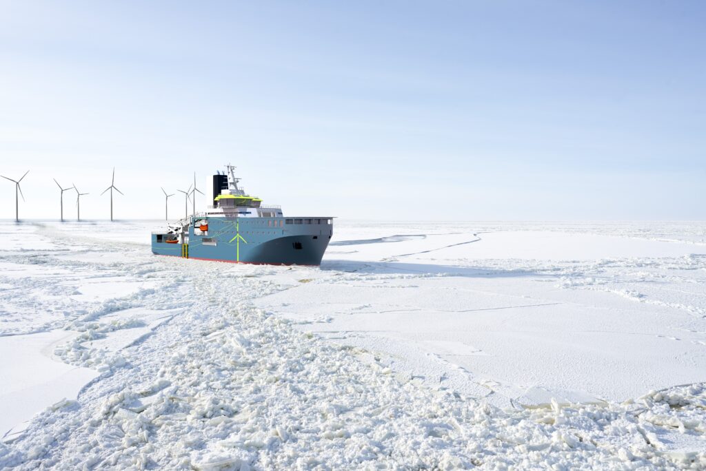 The concept design for service operation vessel | Aker Arctic