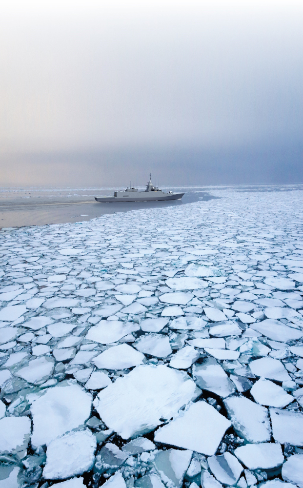 Propulsion delivered for Navy Corvette | Aker Arctic
