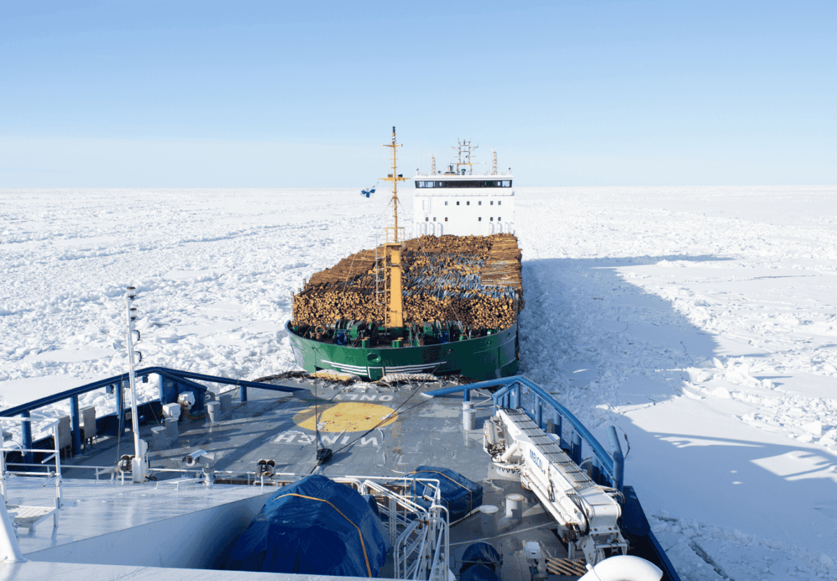 A mild and windy winter still required icebreaking | Aker Arctic